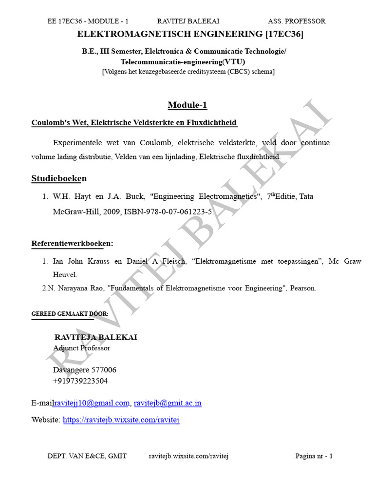 Ee-Module 1 PDF | PDF