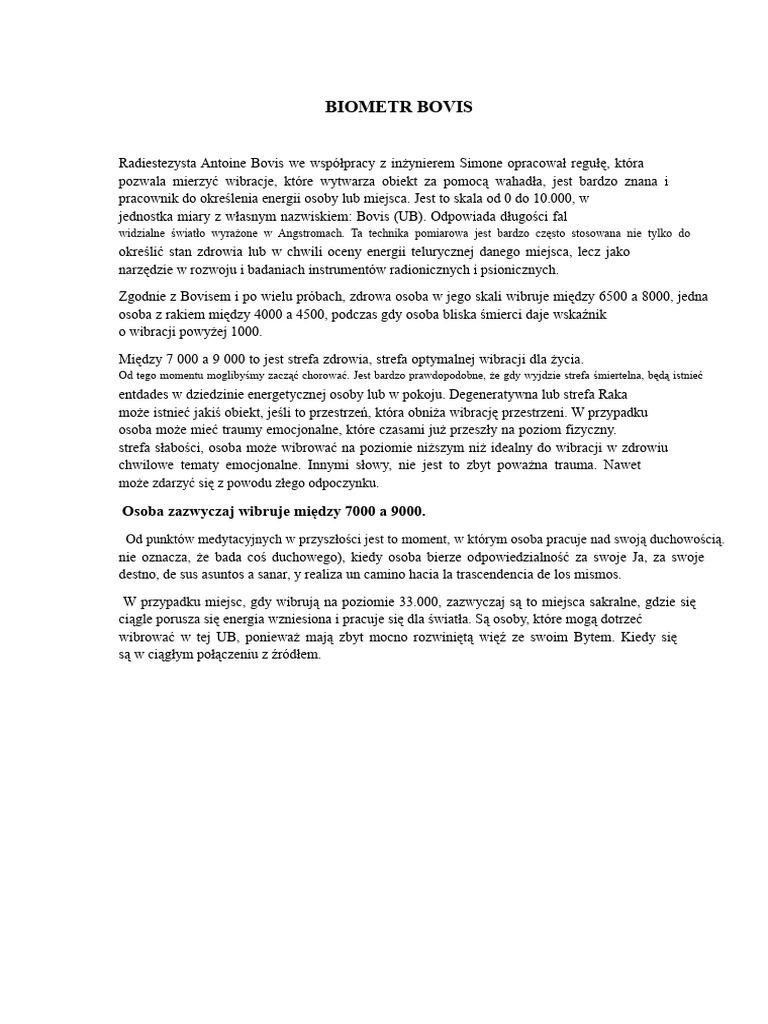 Biometr Bovisa | PDF