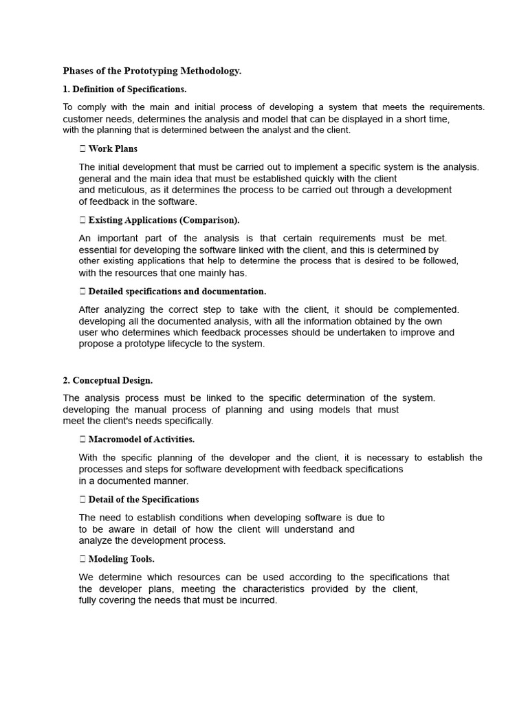 Phases of The Prototyping Methodology - Part of Expo Isi | PDF ...