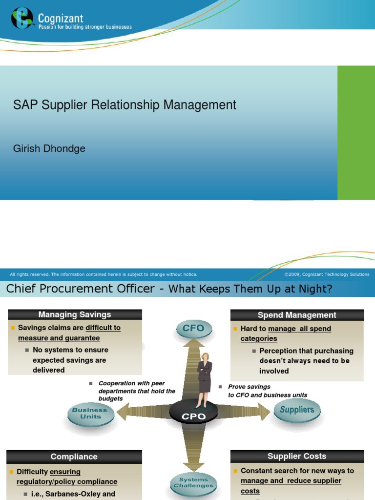 SAP SRM Overview Training | PDF | Procurement | Enterprise Resource Planning