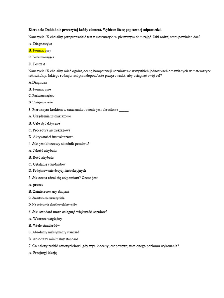Ocena | PDF