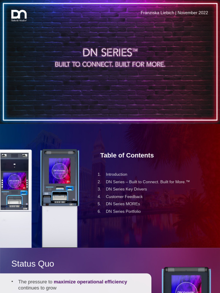DN Series 200C: Transforming ATMs | PDF | Internet Of Things | Computing