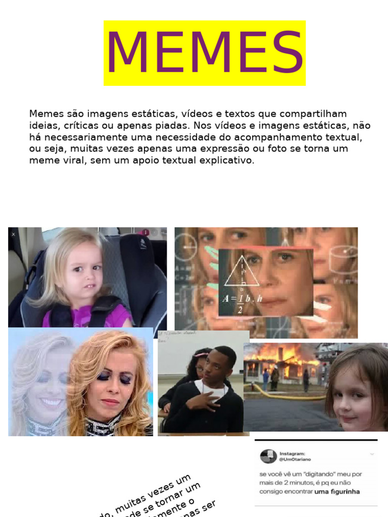 Entenda Memes e Charges: Críticas e Humor | PDF