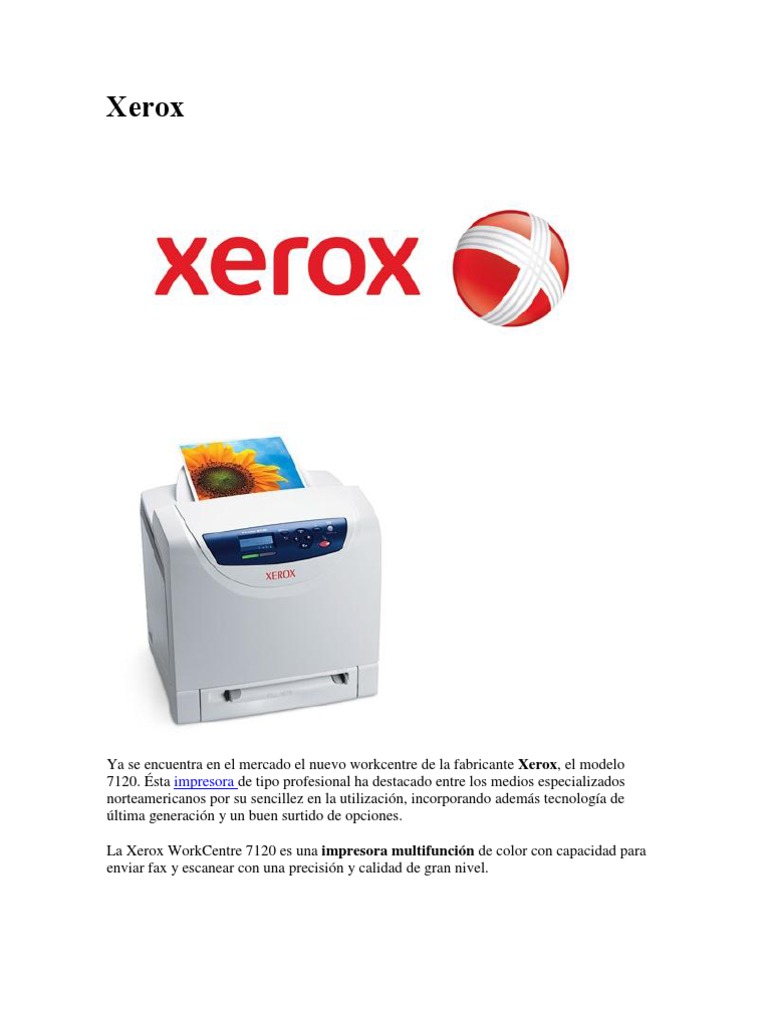 Xerox | PDF | Energia General | Benchmarking
