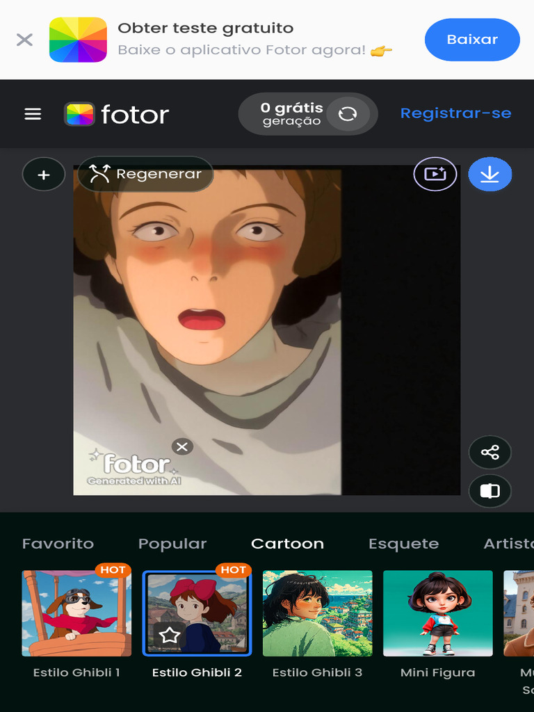 Fotor GoArt Transforme suas fotos em obras de arte com um conjunto de ...