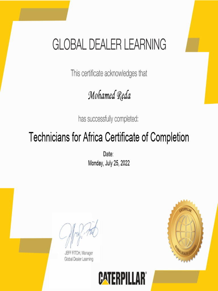 CAT Certificate | PDF