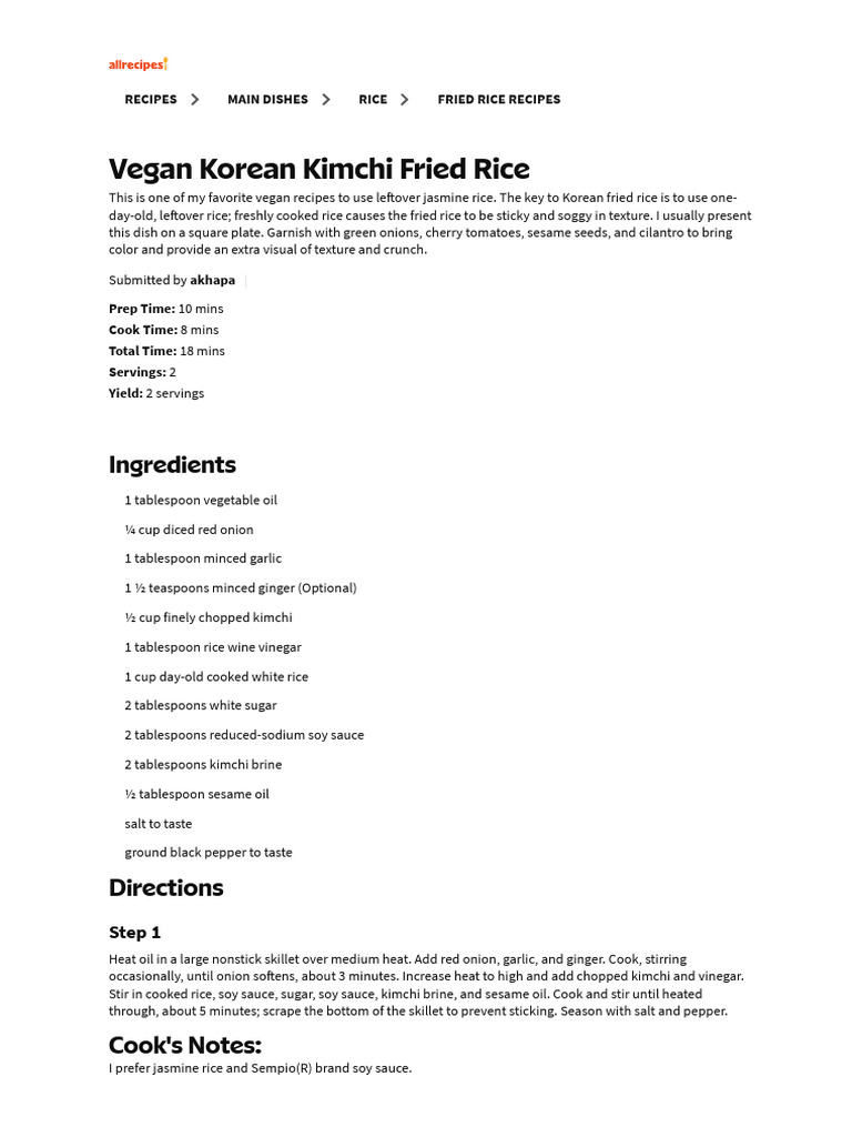 kimchi-fried-rice | PDF