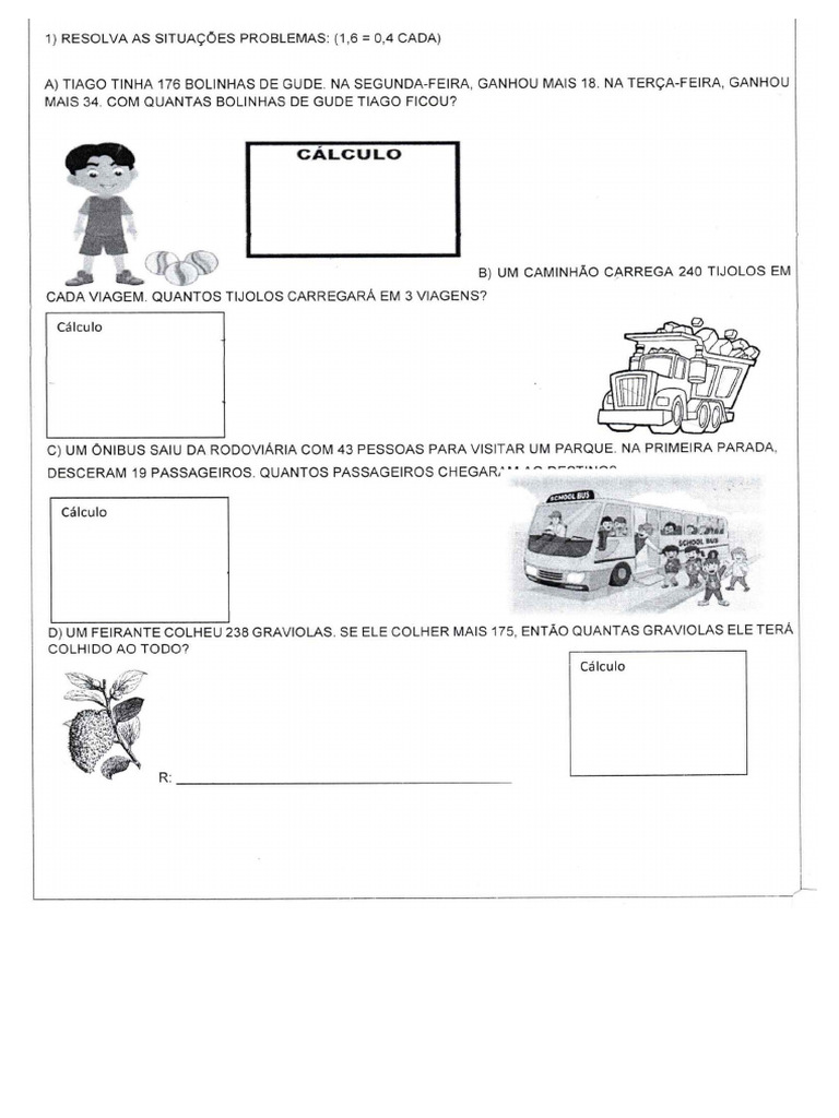 Matematica 3°ano 1 Tri 2 | PDF