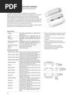 Sentrol 1078 1076 Series Magnetic Contacts Data Sheet | PDF | Switch ...