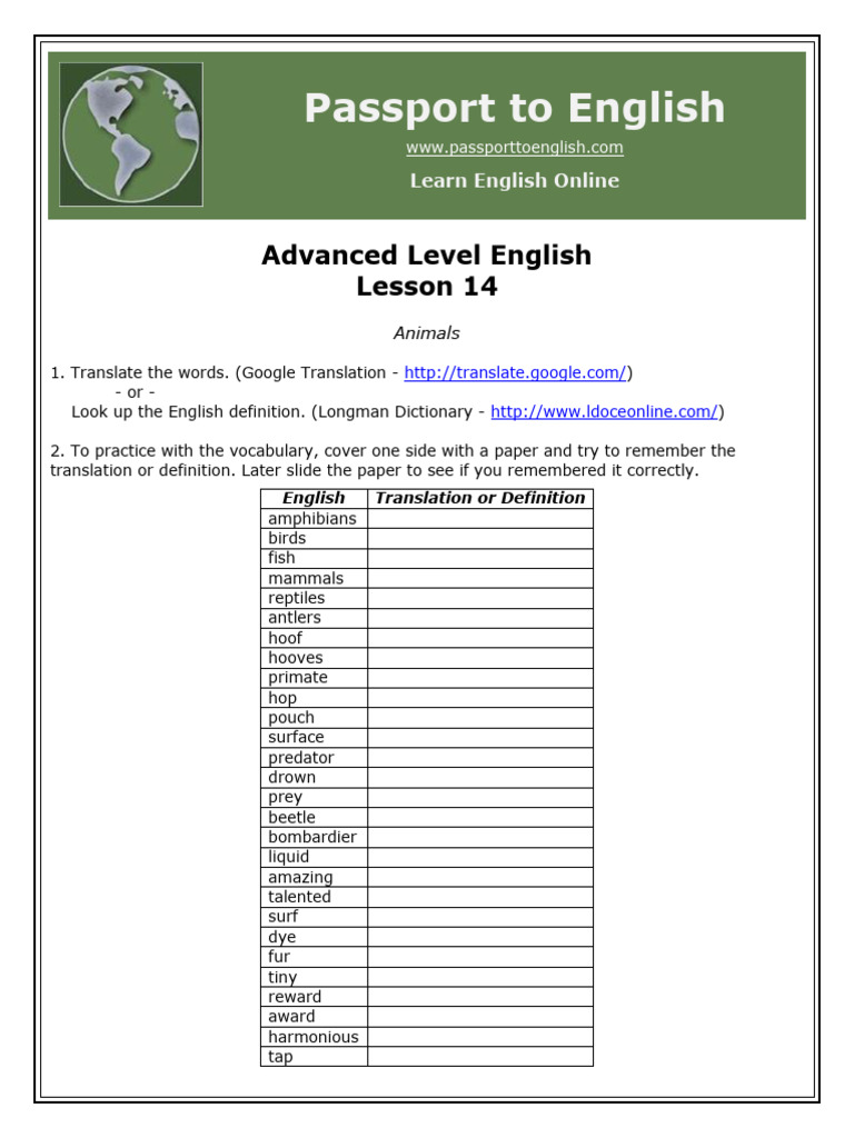 Advanced 14 Editado | PDF | Organisms | Biology