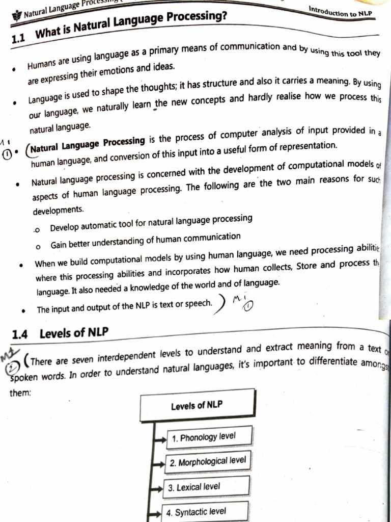 Module 1 - NLP (3,8 Not There) | PDF | Cognitive Science | Applied Linguistics