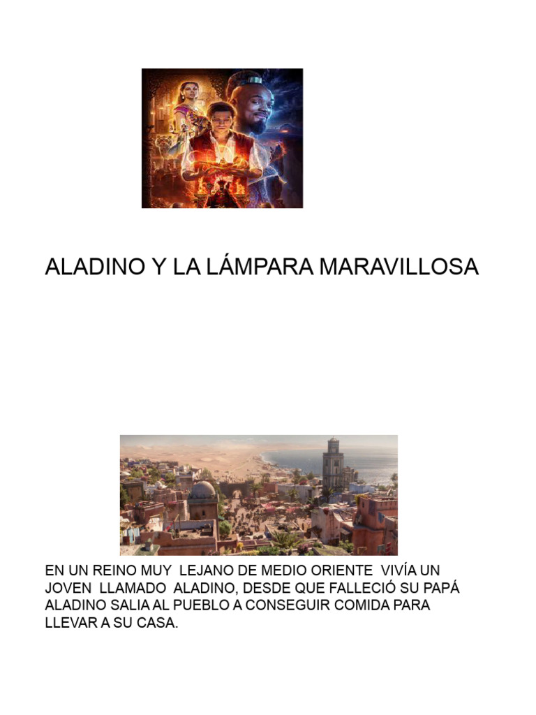 Aladino y La Lampara Maravillosa | PDF