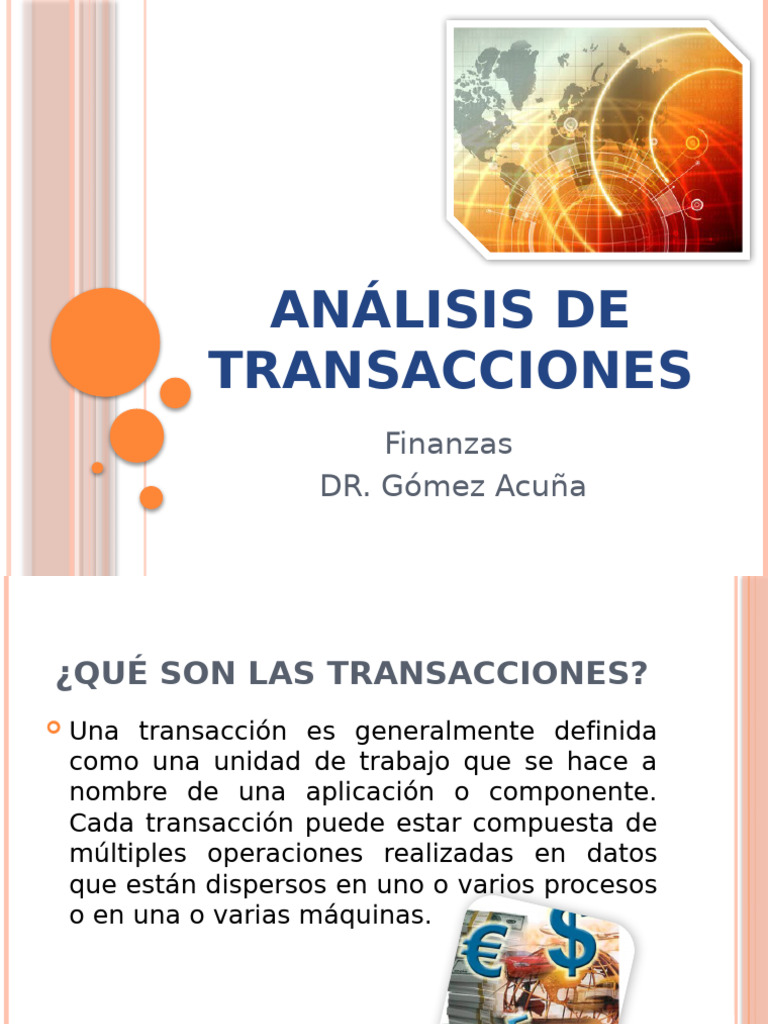 Análisis Técnico Finanzas Transacciones | PDF | Bases de datos | Ácido