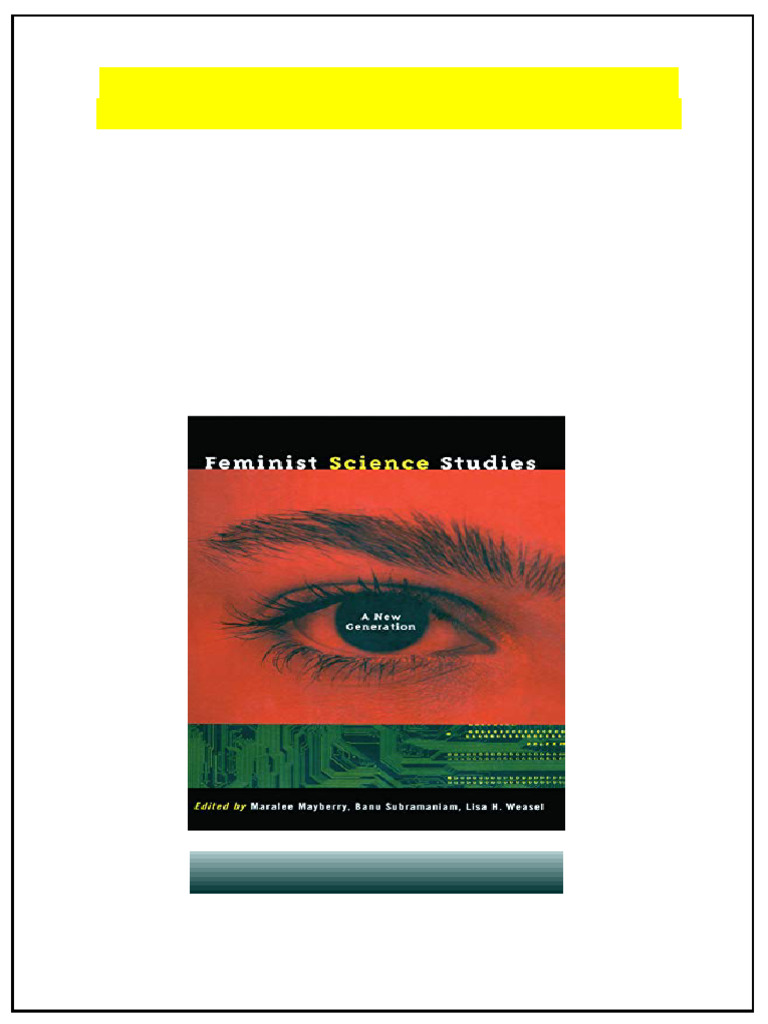 Feminist Science Studies A New Generation 1st Edition Maralee Mayberry ...