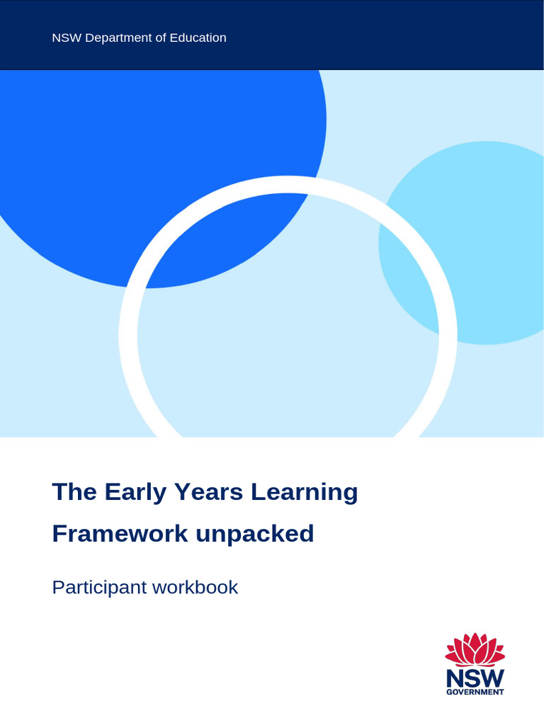 Early Years Learning Framework Unpacked Workbook | PDF | Preschool ...