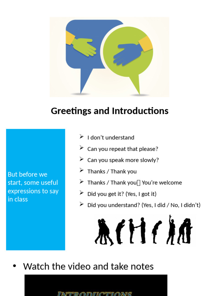 Essential Greetings and Introductions | PDF
