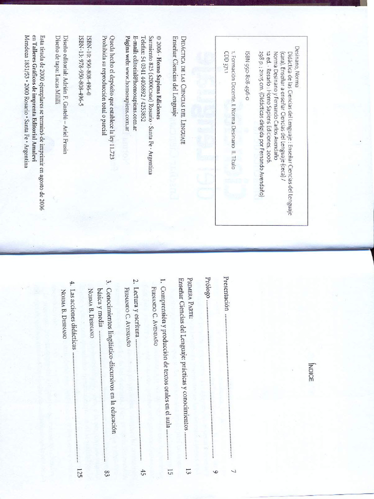 Avendan o Desinano Cap 2 Parte 1 Lectura | PDF