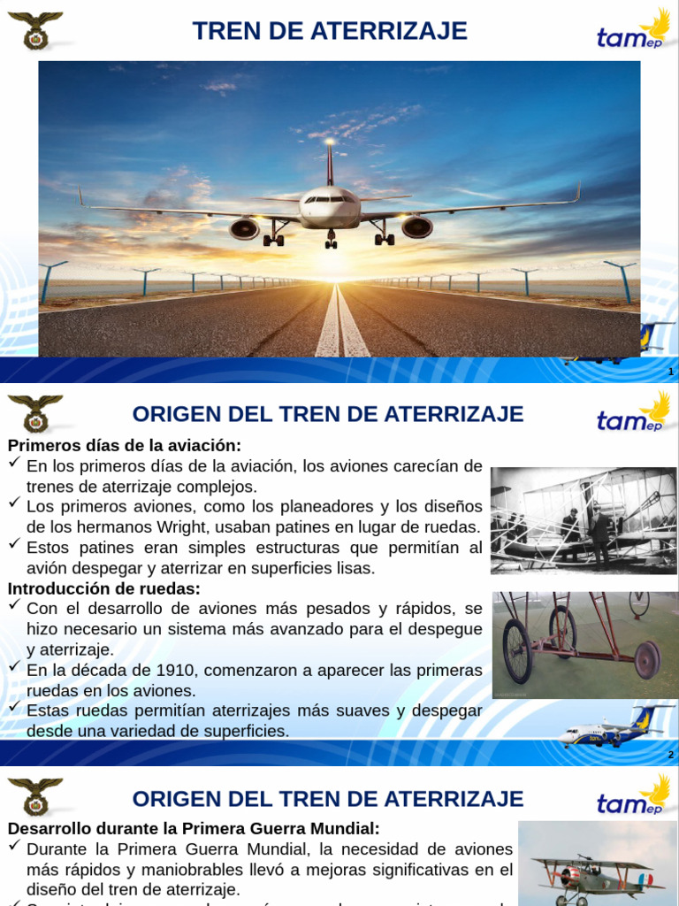 Tren de Aterrizaje | PDF | Tren de aterrizaje | Avión