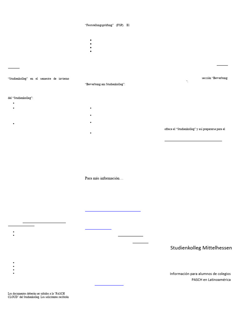 StuKo-Flyer Esp Neu | PDF