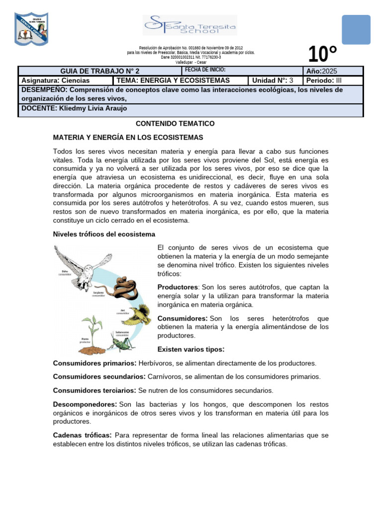 guia_n°2__equilibrio_en_los_ecosistemas_1245 | PDF | Red alimentaria | Ecología