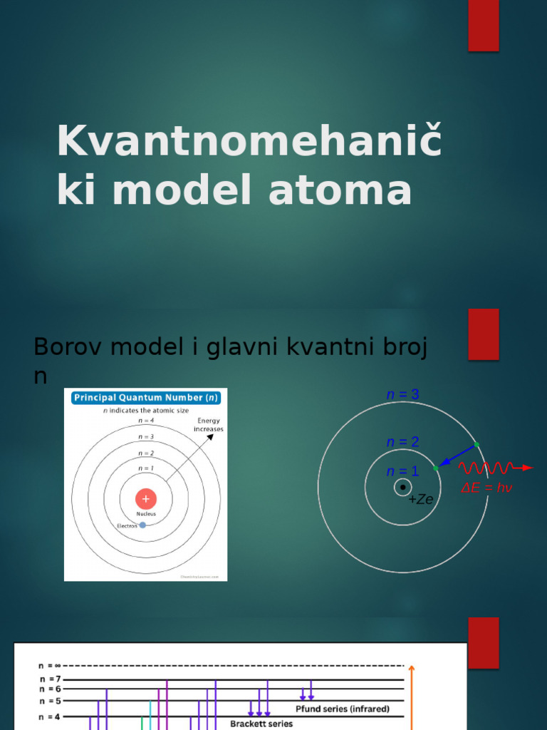 Kvantnomehanicki Model Atoma | PDF
