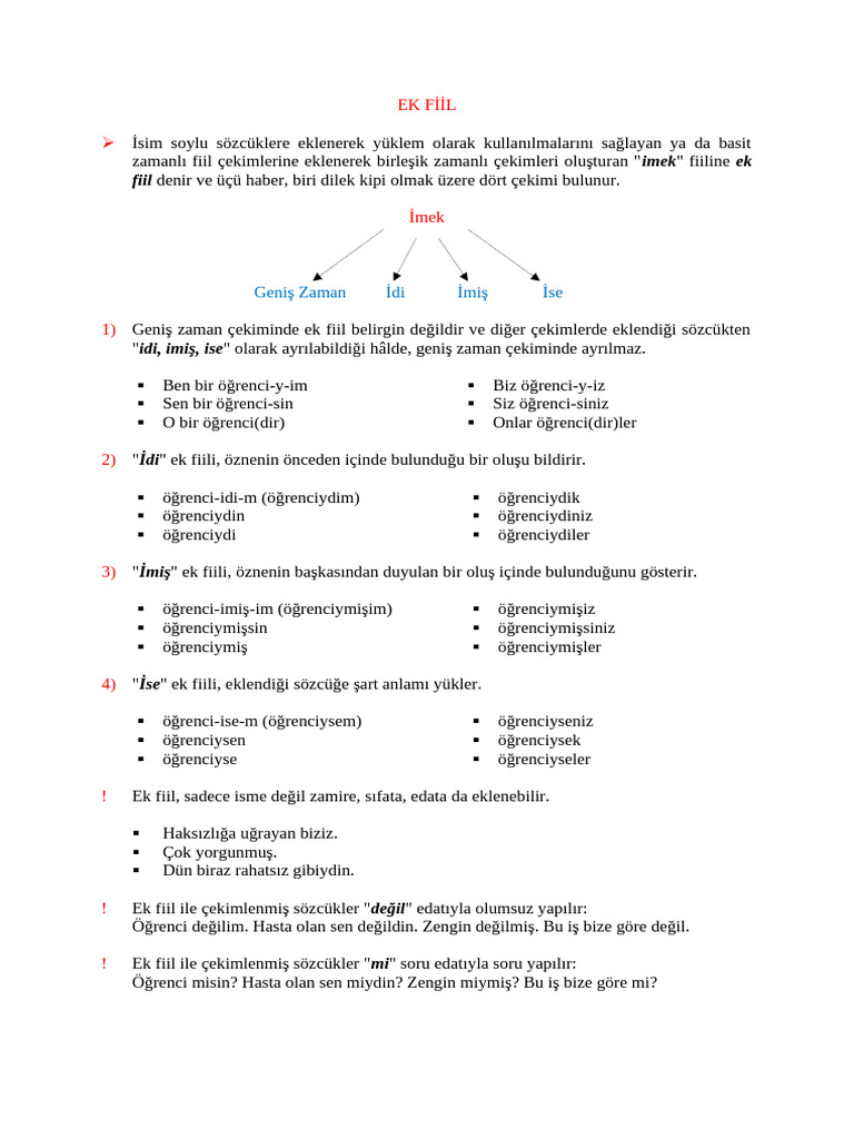 04 - Ek Fiil | PDF