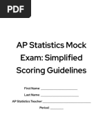 AP Classroom Unit 3 FRQ Scoring Guide | PDF | Sampling (Statistics ...