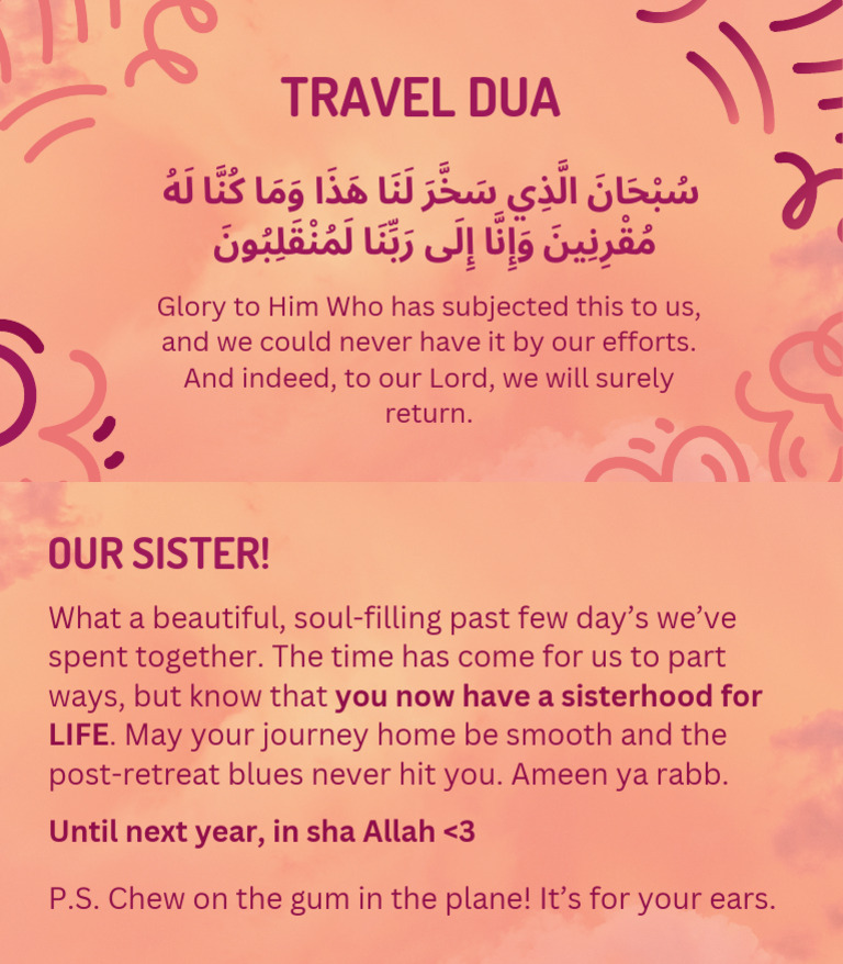 Travel Dua for a Smooth Journey | PDF