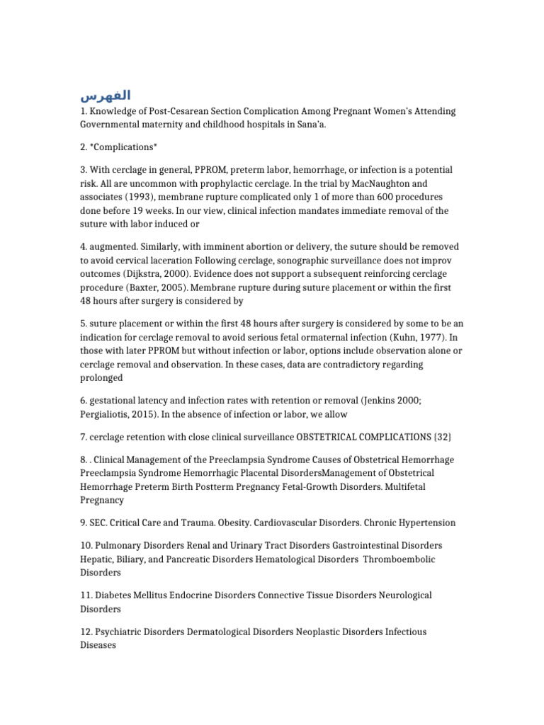 Knowledge of Pos2 Fully Numbered | PDF | Childbirth | Caesarean Section