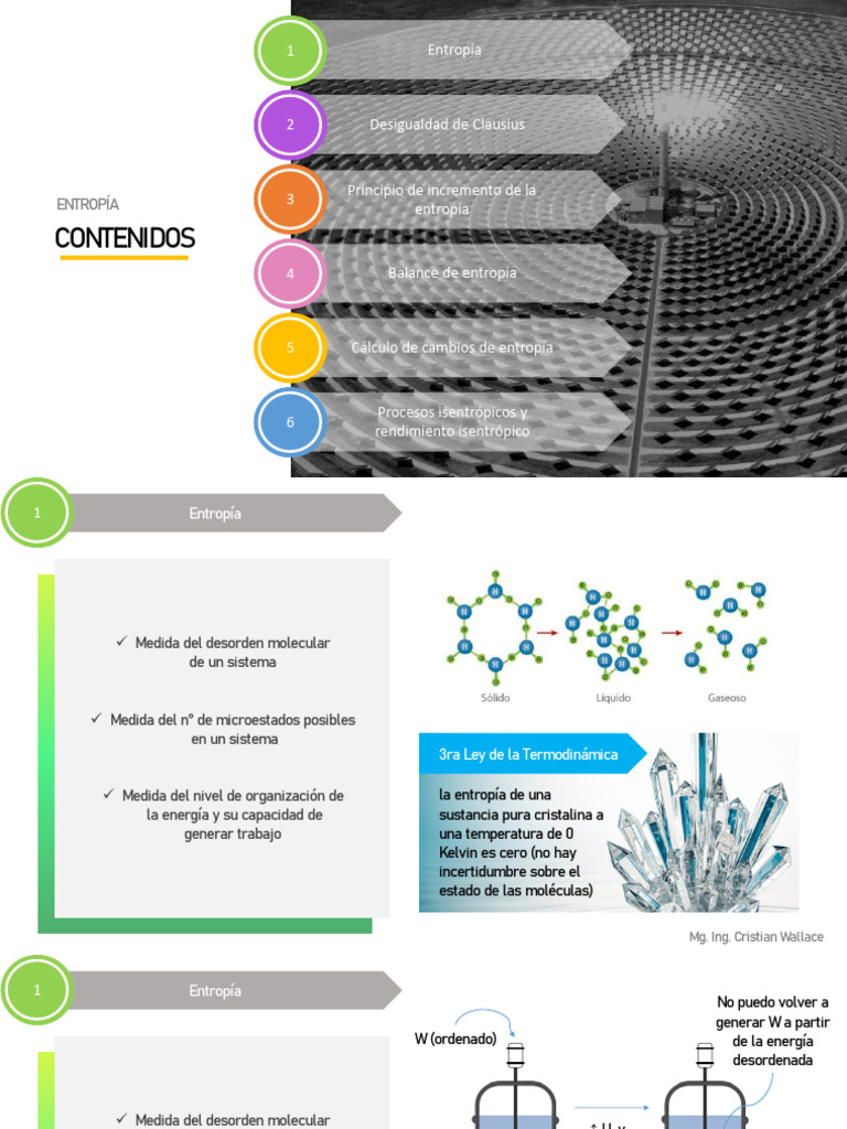 Entropía: Principios y Cálculos Termodinámicos | PDF | Entropía | Mecánica