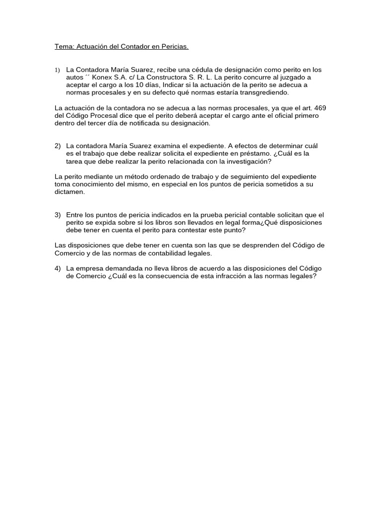 Guia Modelo de Act. Del Perito | PDF