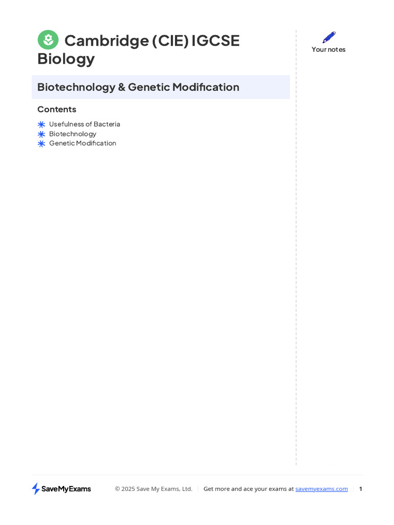 Biotechnology and Genetic Modification | PDF | Genetic Engineering ...