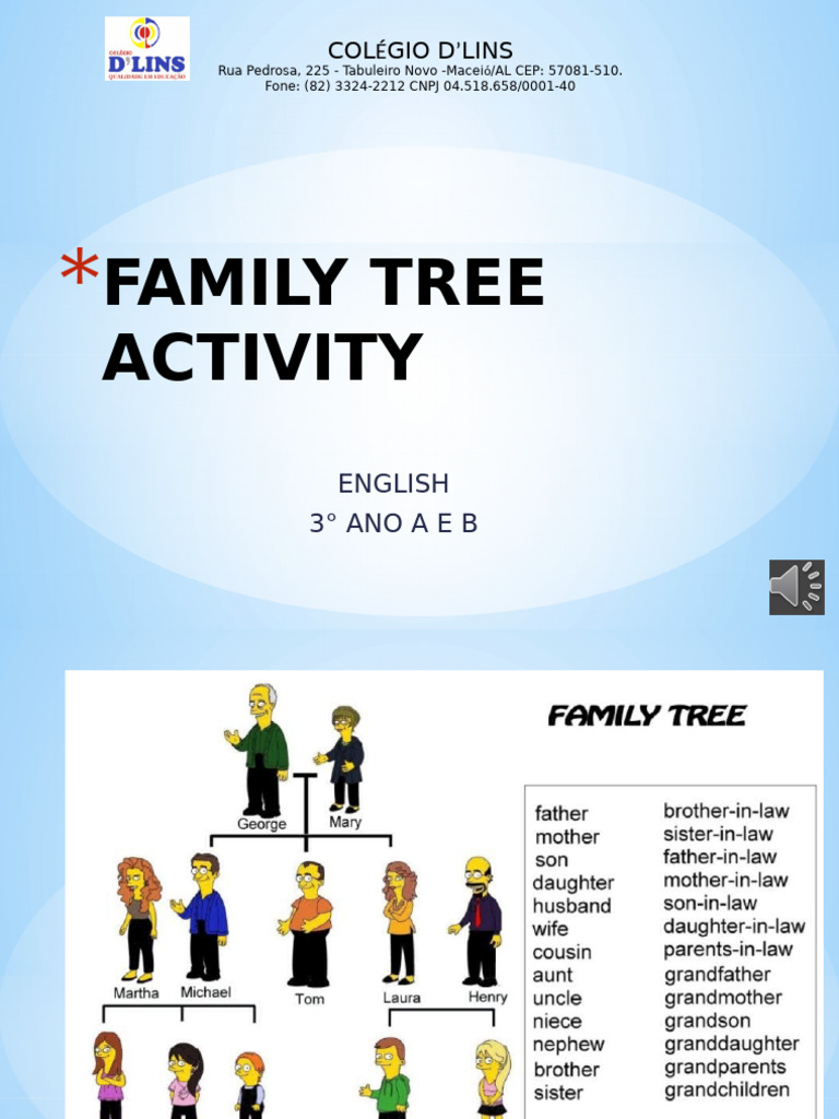 Family Tree Activity for 3rd Grade | PDF