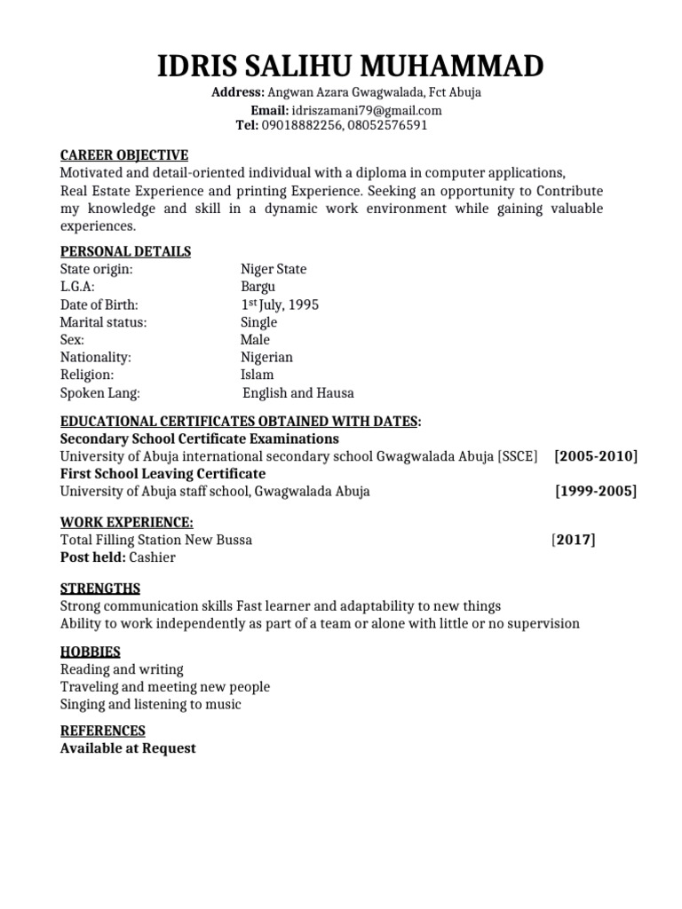 joy cv new (1) | PDF