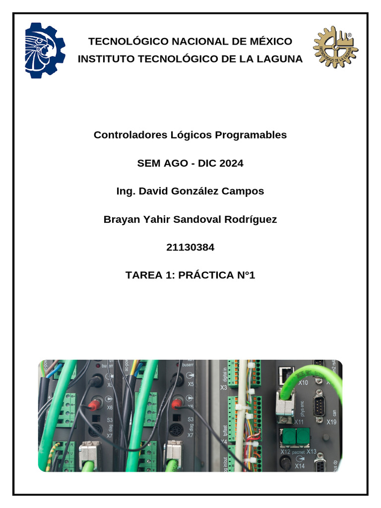 Practica #1 - PLC | PDF | Diseño electronico | Ingeniería de software