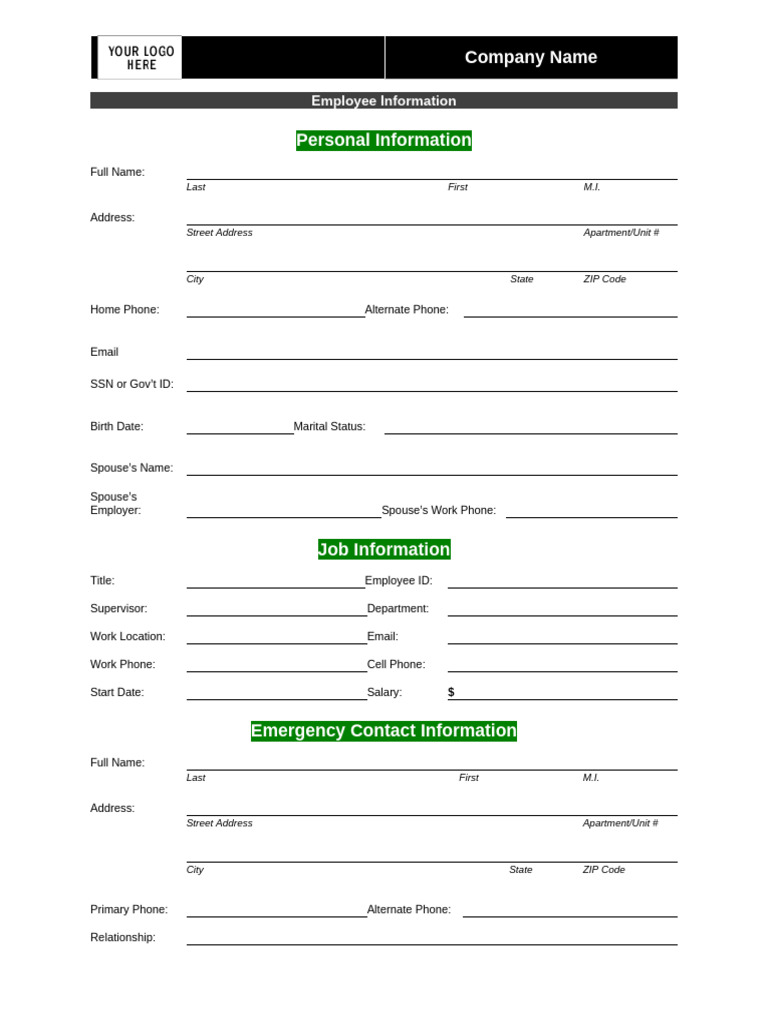 Employee Profiles Template 02 | PDF