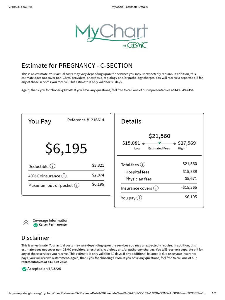 Inova - Estimate Details C Section | PDF | Public Services | Social Programs
