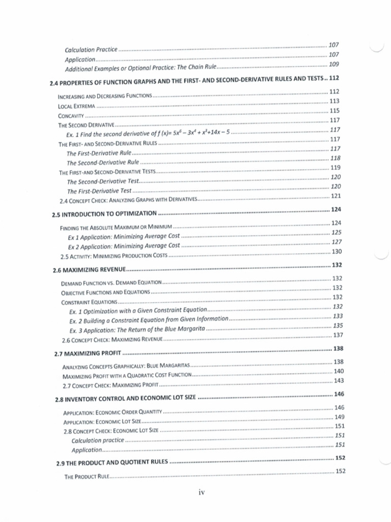 Business Calculus-Banta 5 | PDF
