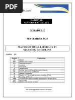 Grade 12 Maths Lit: Measurement Conversions | PDF | Volume | Measurement
