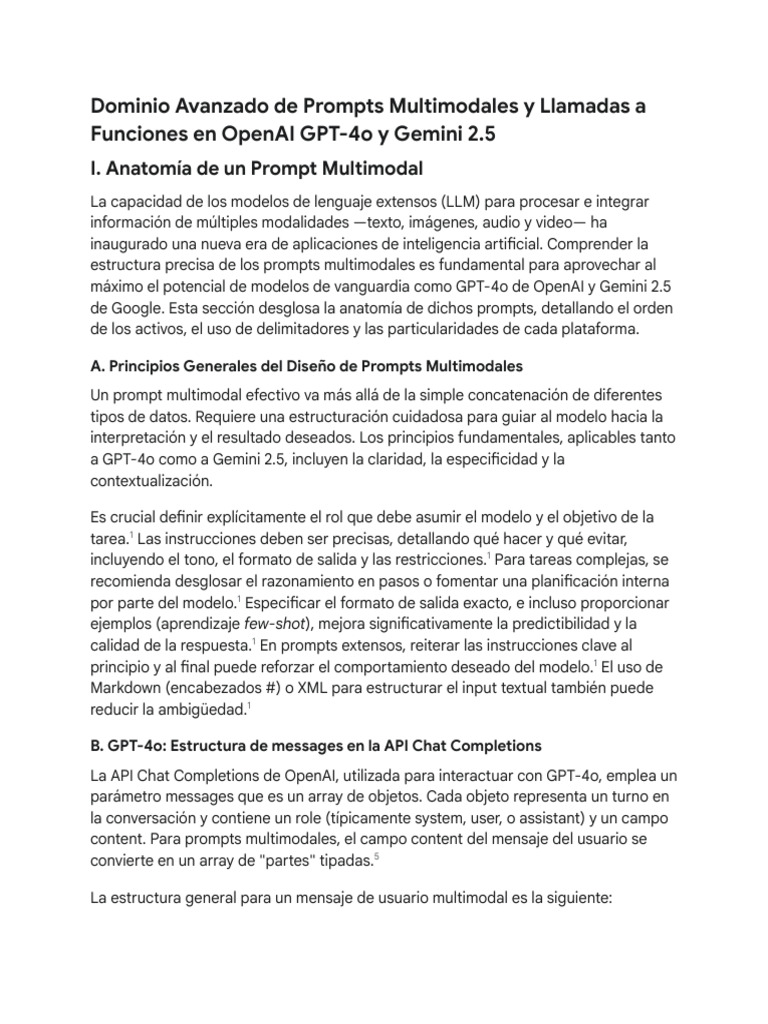 Prompts Multimodales en GPT-4o y Gemini 2.5 | PDF | Informática