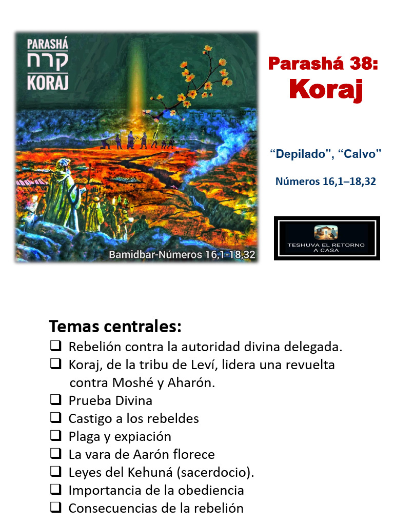 Rebelión de Koraj: Lecciones de Autoridad | PDF | Sacerdote