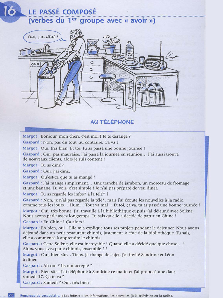 Passé Composé - en Dialogues | PDF