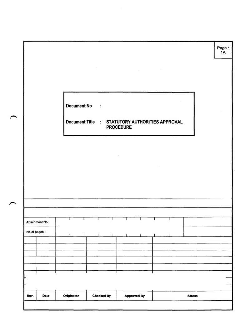 General Statutory Authorities Approval Procedure | PDF | Mechanical ...