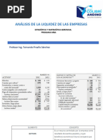 Razón Corriente | PDF | Liquidez de mercado | Ratio financiero