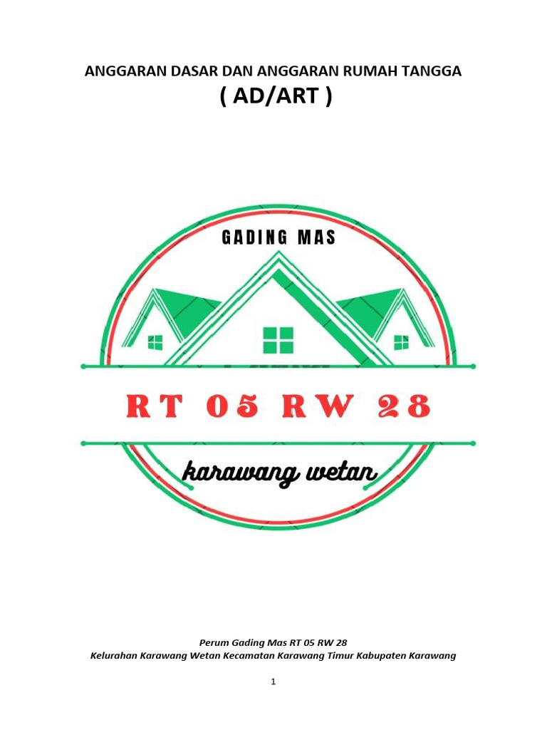 Draft Ad-Art Rt.05 2025 | PDF