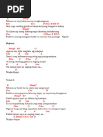 Sayong Yakap Chords | PDF