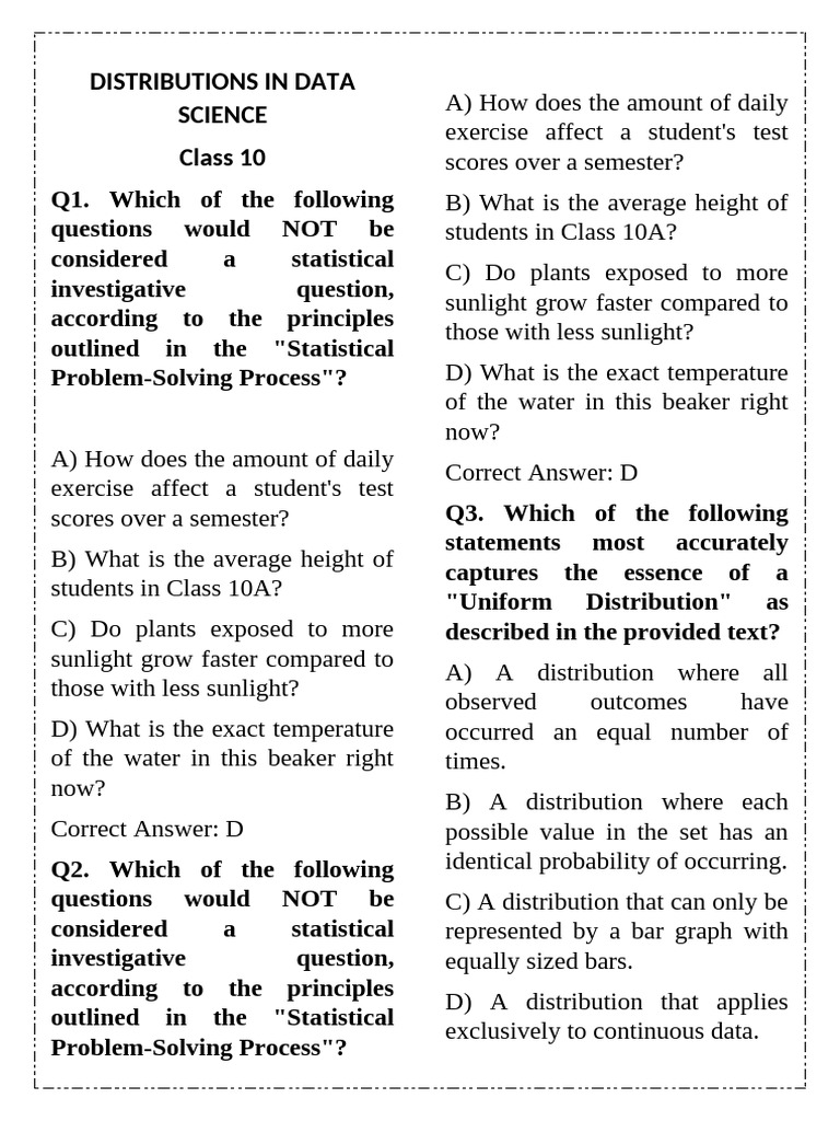 Distributions in Data Science | PDF | Probability Distribution | Statistics