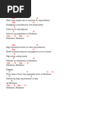 Sayong Yakap Chords | PDF