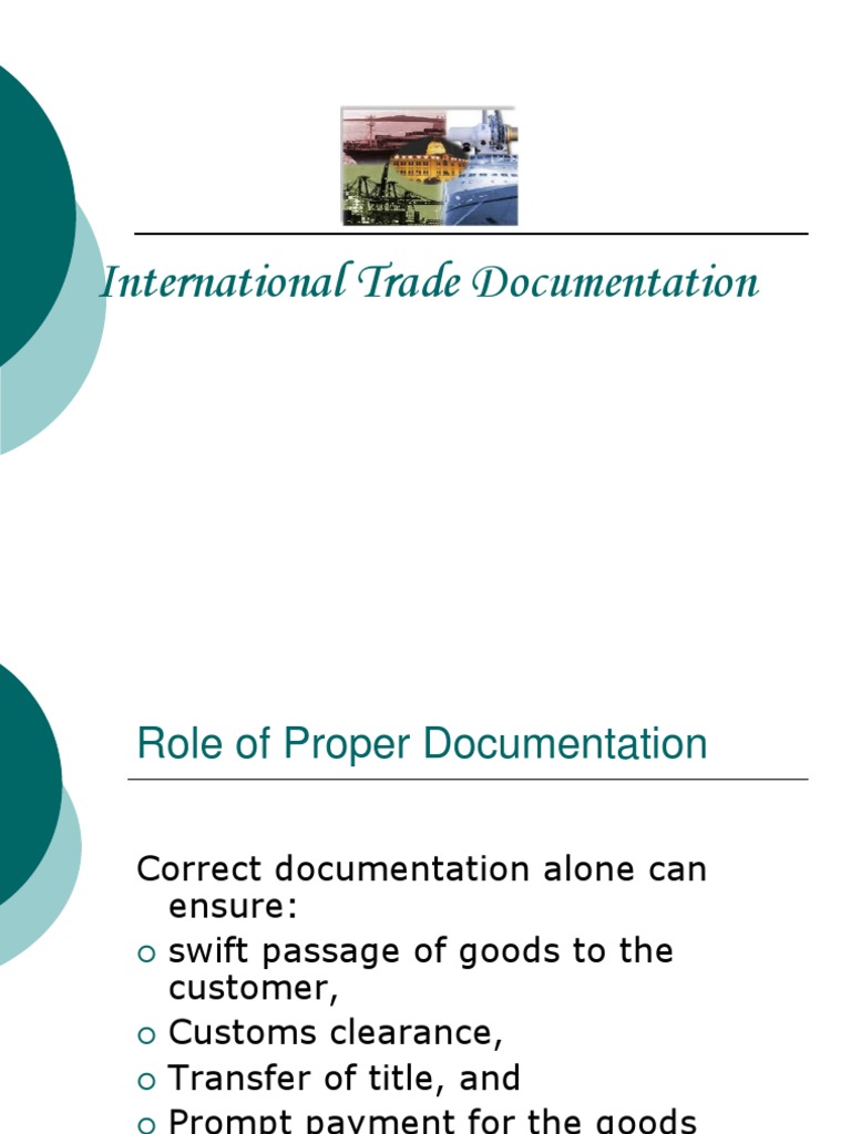 International Trade Documentation | PDF | Bill Of Lading | Invoice