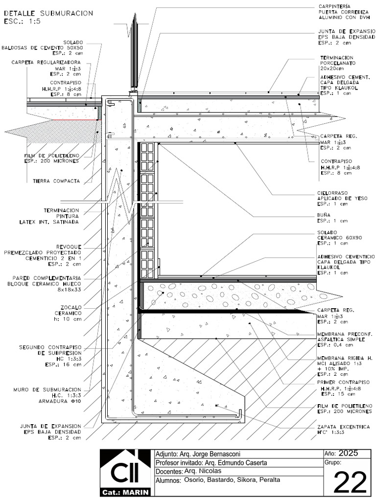 05 Detalle Submuracion | PDF